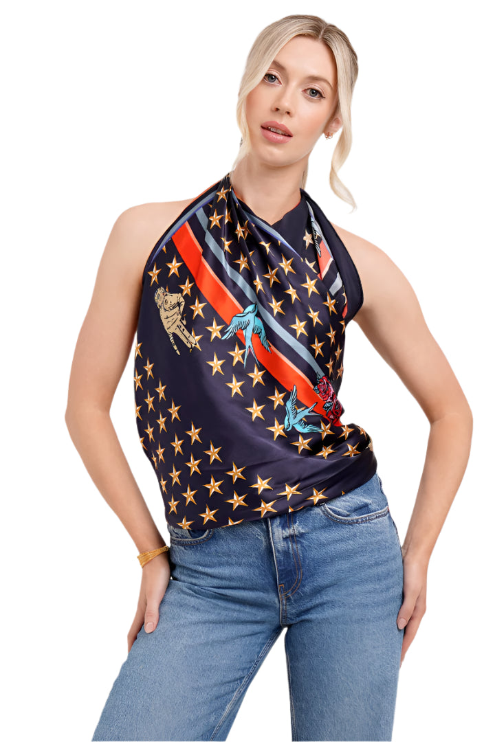 Square Scarf – So Much Trouble